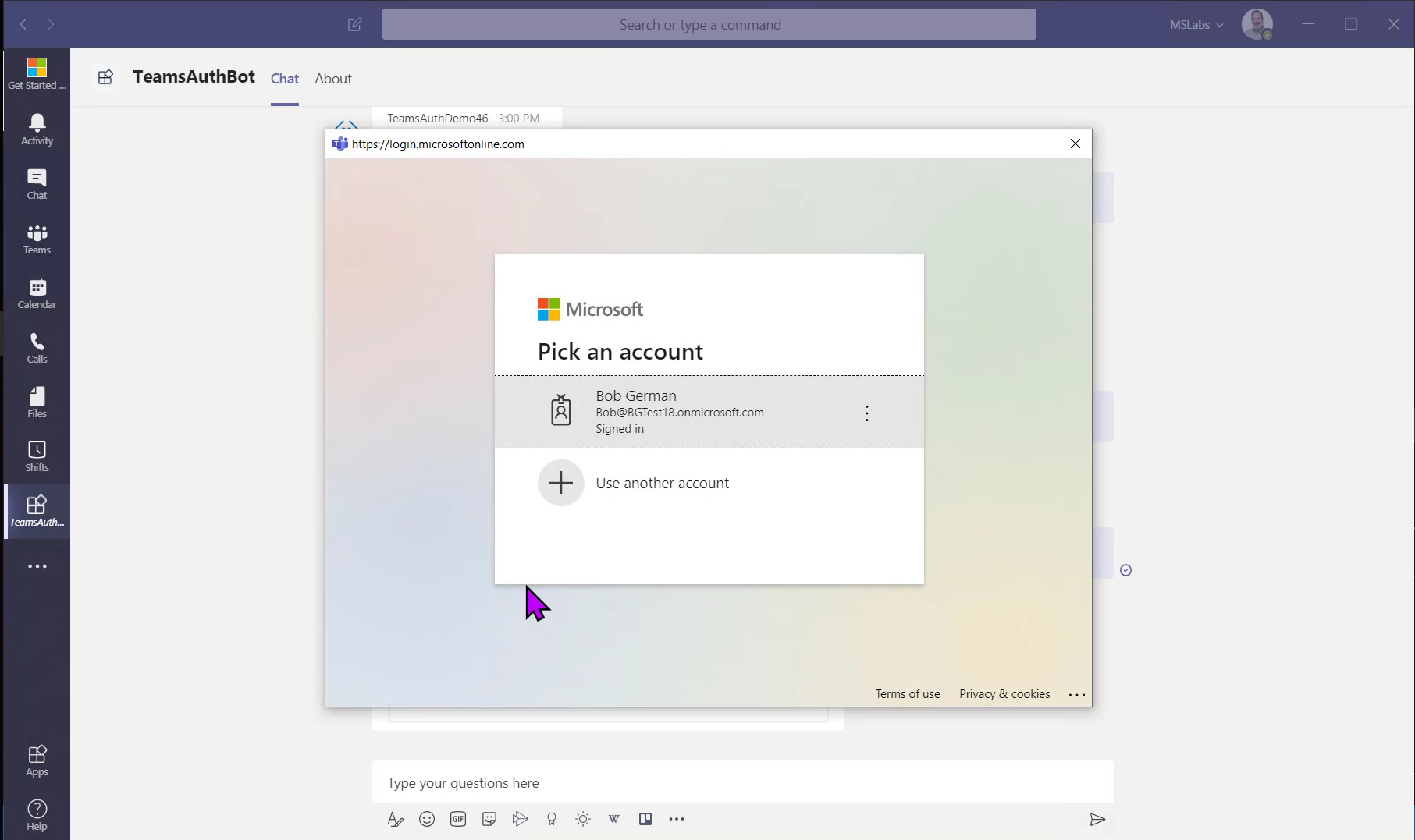 Calling Microsoft Graph from your Teams application – Part 4: Bots ...